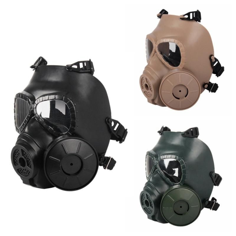 2020 M40 Single Fan Gas Mask CS Filter Paintball Shooting Tactical Army ...