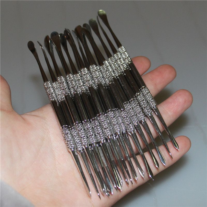 2019 Wax Dabbers Dabbing Tool Stick 120mm Metal Dabber Tool Dab Rig Dry ...