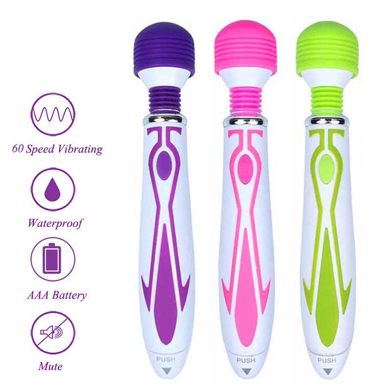 Multispeed Magic Vibrator Powerful Female Personal Magic Wand Massager