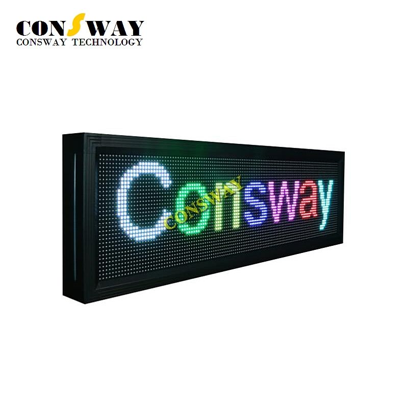 Led Programmable Display Screen With RGB Color And Size 136cmW*40cmH ...