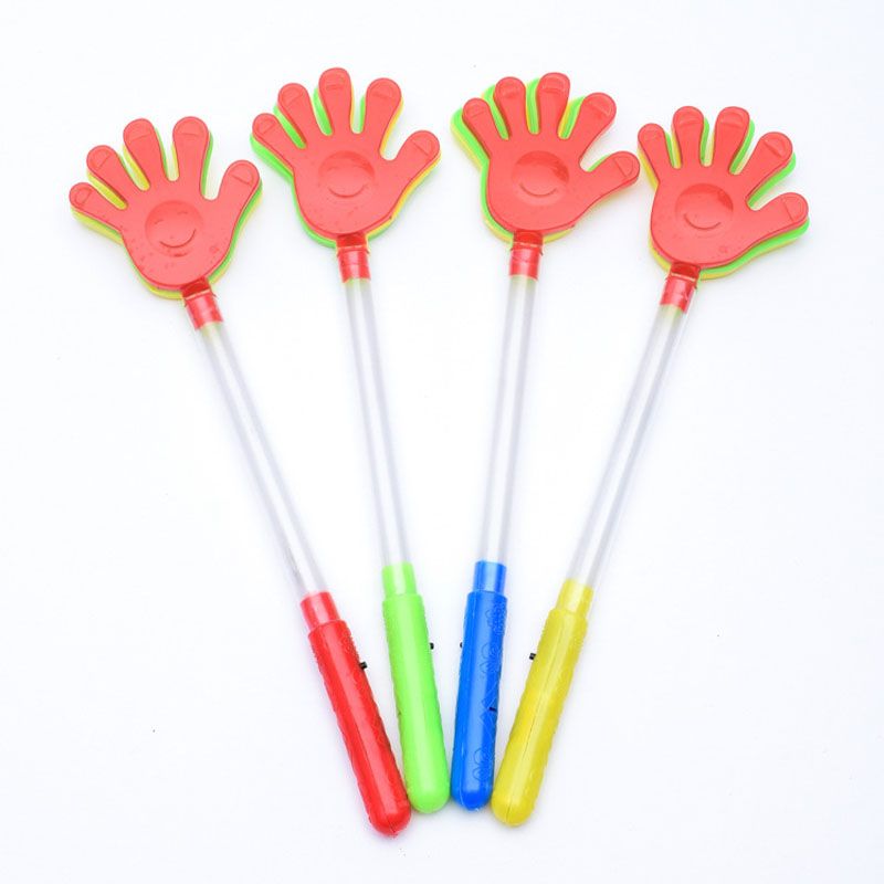 Colorful Flashing LED Glow Stick Hand Clapper For Wedding Birthday ...