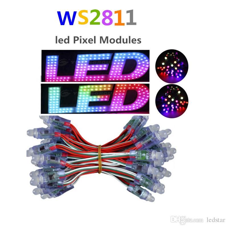 2021 12mm WS2811 Led Pixel Module,IP68 Waterproof DC5V Full Color RGB ...
