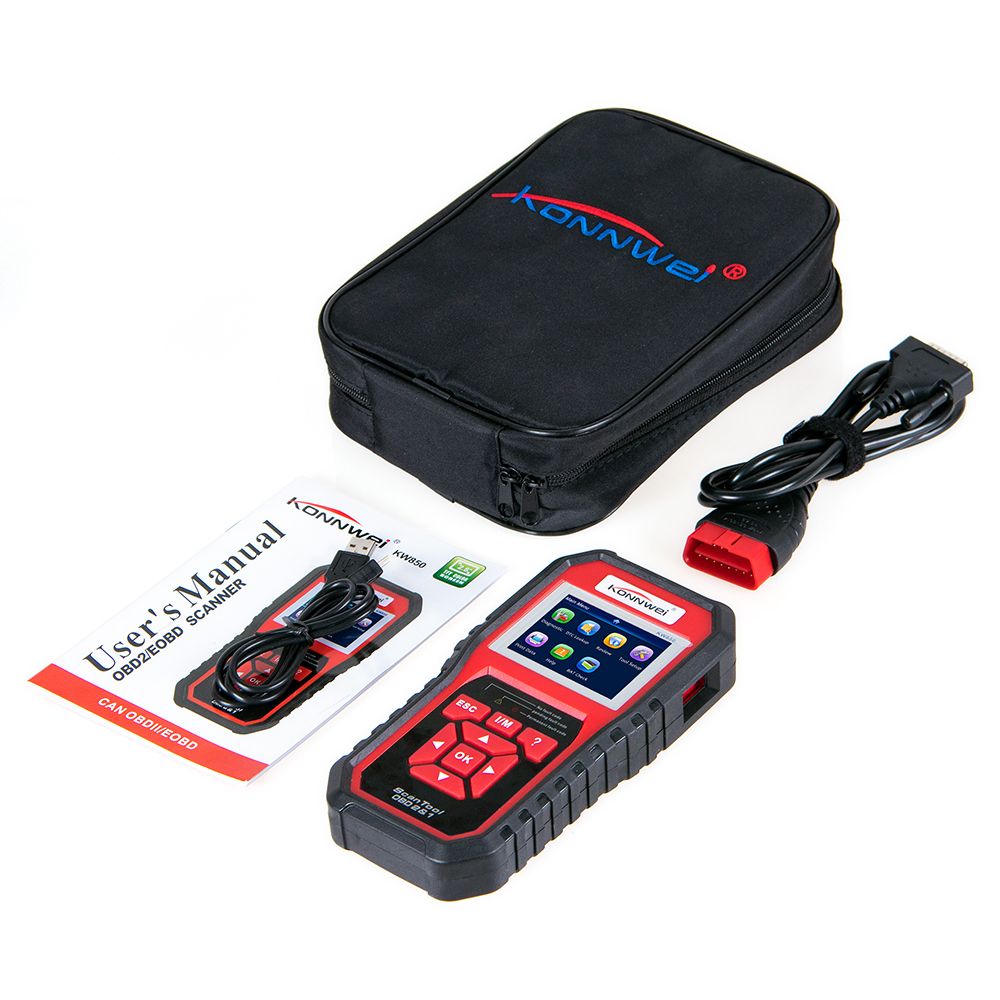 KONNWEI KW850 Full OBD2 Car Diagnostics Tool KW 850 OBDII Auto Scanner PK AD310 NT301 Update ...