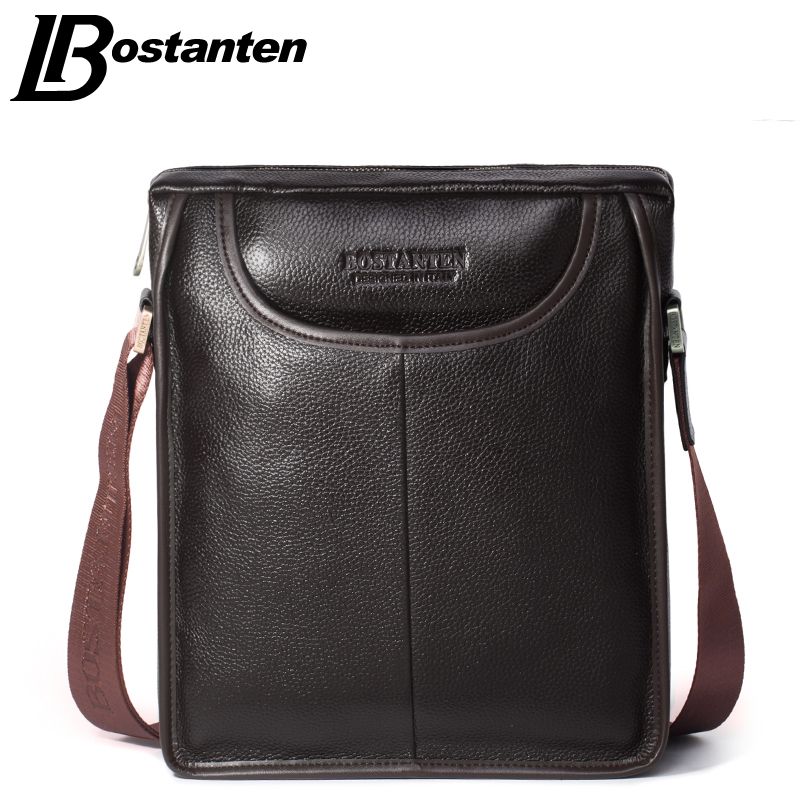 Bostanten New Famous Brand Design Leather Men Bag Casual Business ...