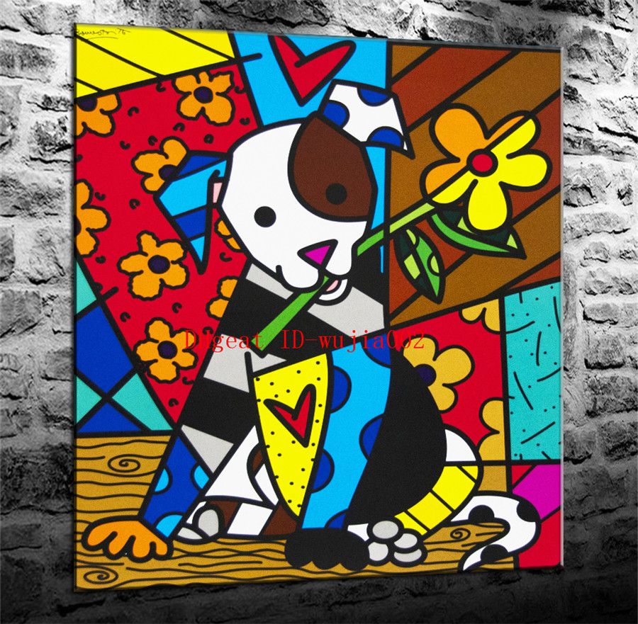 Romero Britto Dog