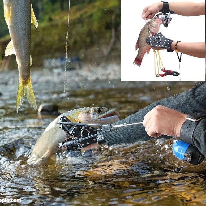 2019 Fishing Slingshot Shooting Catapult + Fishing Fish Darts Crossbow ...