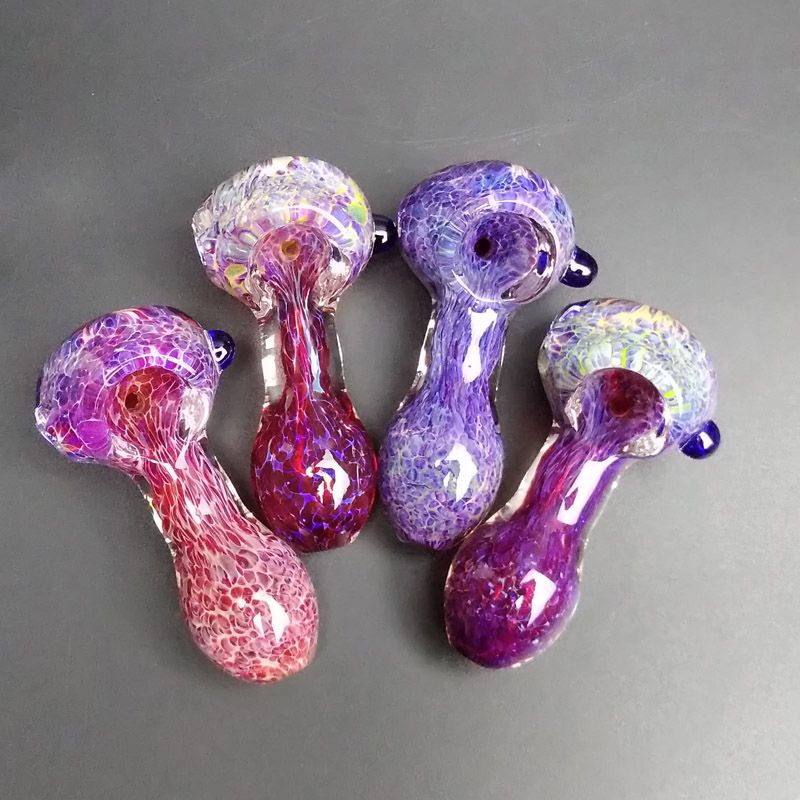 2019 Glass Pipe Hand Blown Mini Cute Pipes Pink Heady Pipe Oil Rig ...