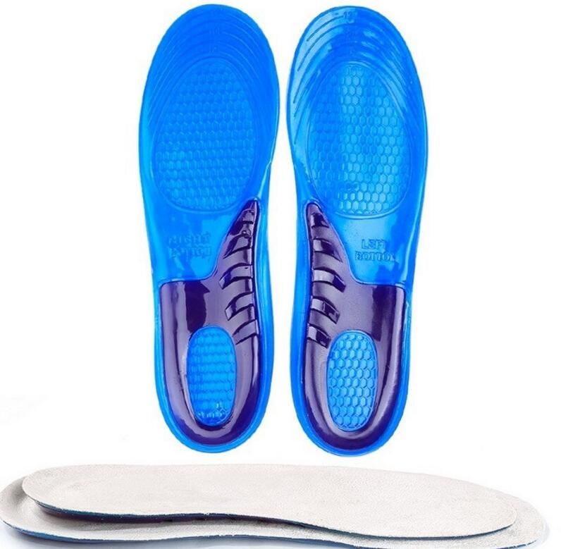 2021 Anti Slip Gel Soft Sport Shoe Insole Pad S/L Size Orthotic Arch ...