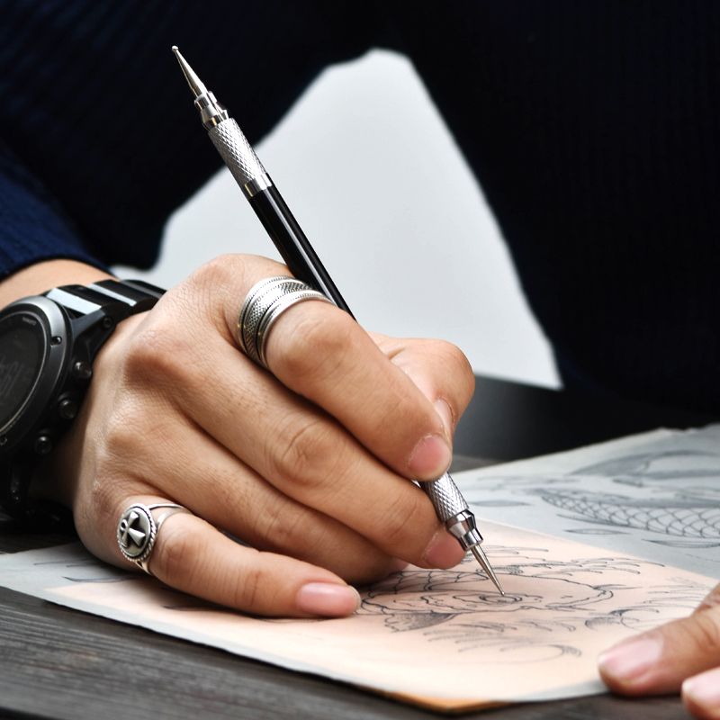 2021 Leather Carving, Tracing Pen, Positioning, Tracing, Iron Pen ...