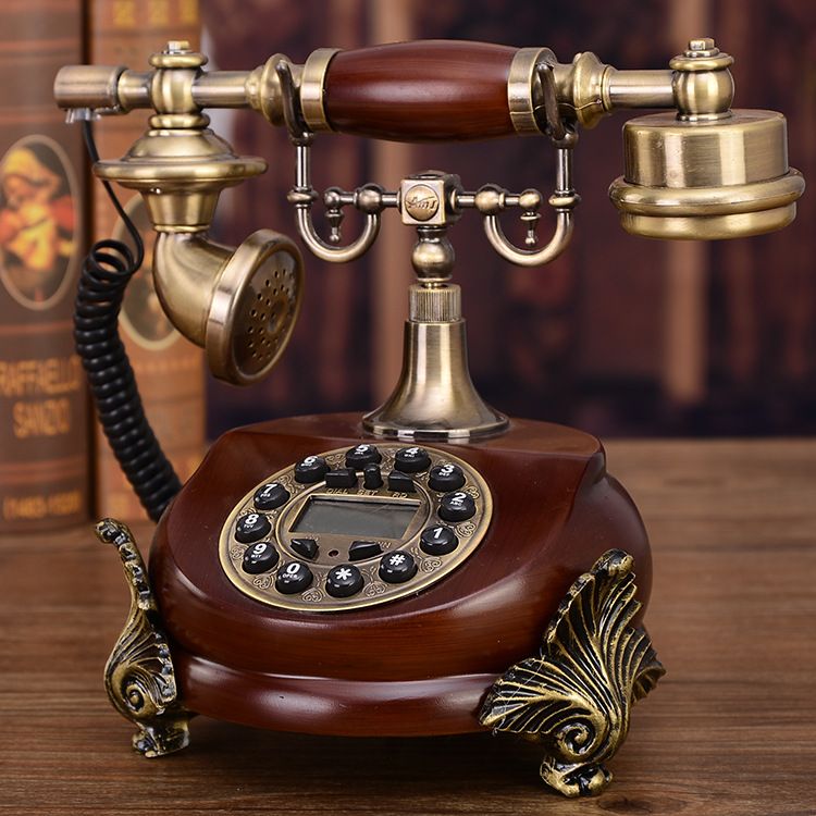 Acheter Téléphone Européen Antique Téléphone Rétro Bureau Américain ...