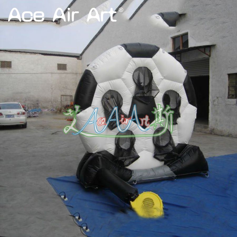 2020 Inflatable Football Hoop Carnival Game/Inflatable Football Shoot ...