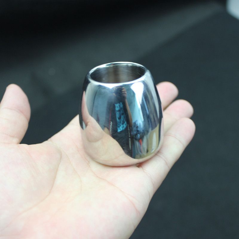 Heavy Stainless Steel Testicle Rings Scrotum Stretchers Cock Ring Metal ...