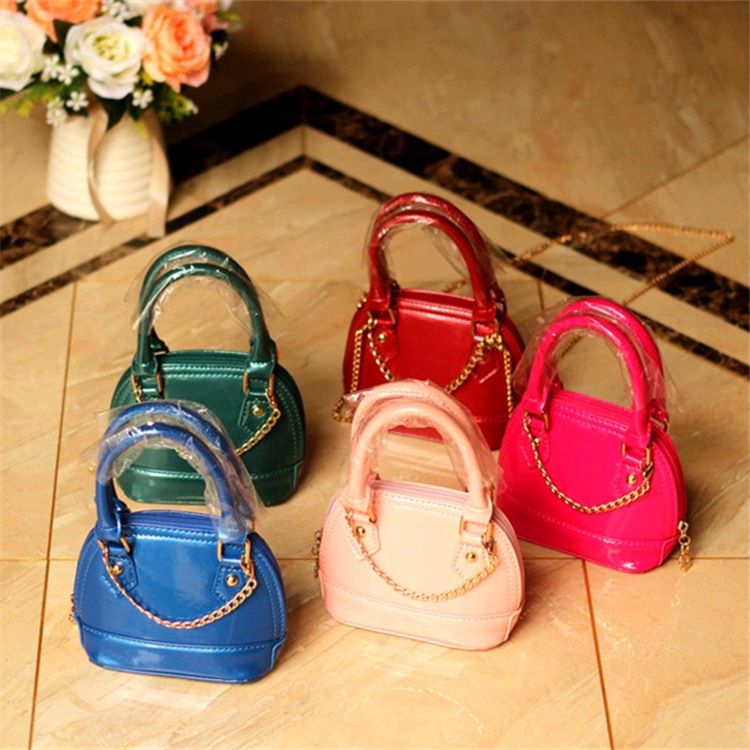 Kids Handbags 2018 New Fashion Children Purses Shell PU Inclined ...