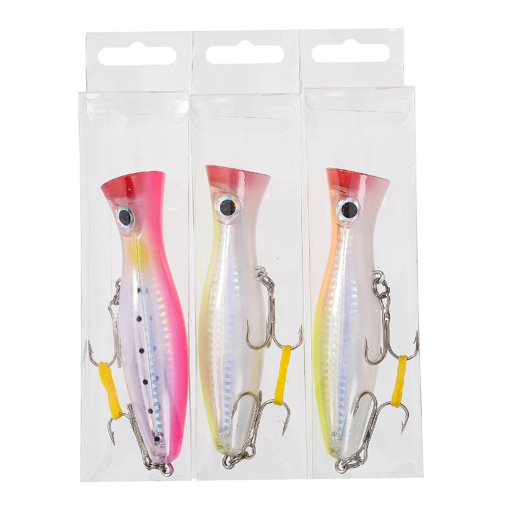 2021 12cm 42g 3 D Poper Bait Topwater Popper Fishing Lure New Big Game ...