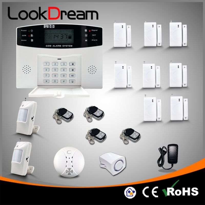 Upgrade Electronic Wireless GSM Alarm System For Home Apartment Burglar ...