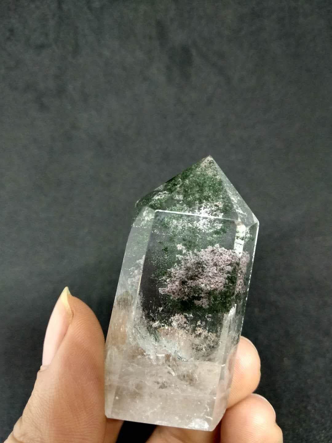 2021 Rare!!! Natural Green Phantom Crystal Ghost Quartz Chorite ...
