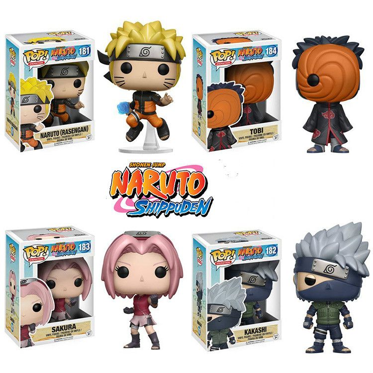 2021 Original Funko Pop Japan Anime Naruto Sakura Tobi Kakashi Garage ...