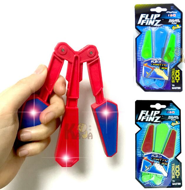 Children Butterfly Plastic Knife Flipper Flip Toys With LED Tricks ...