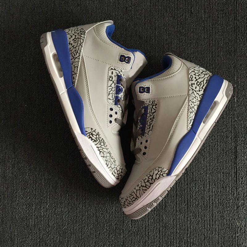 2018 Newest 3 III 3s Georgetown Hoyas Men Basketball Shoes Fashion Grey ...