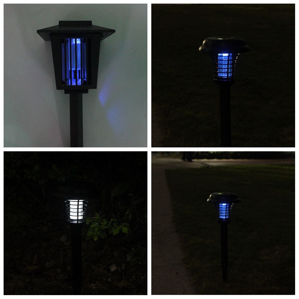 2021 Solar Garden LED Light Lawn Camping Lamp UV Anti Mosquito Insect ...