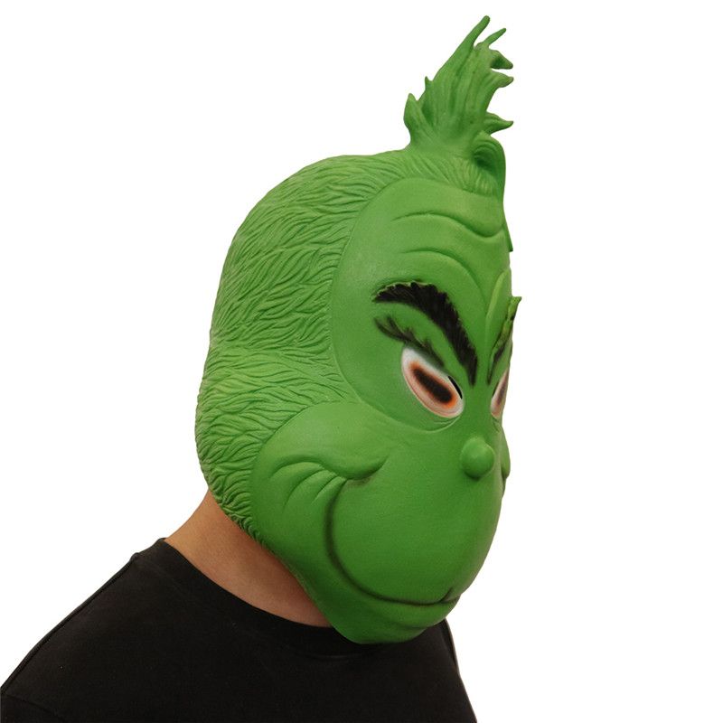 2020 Christmas Full Head Masks The Grinch Mask Cosplay Costumes Funny ...