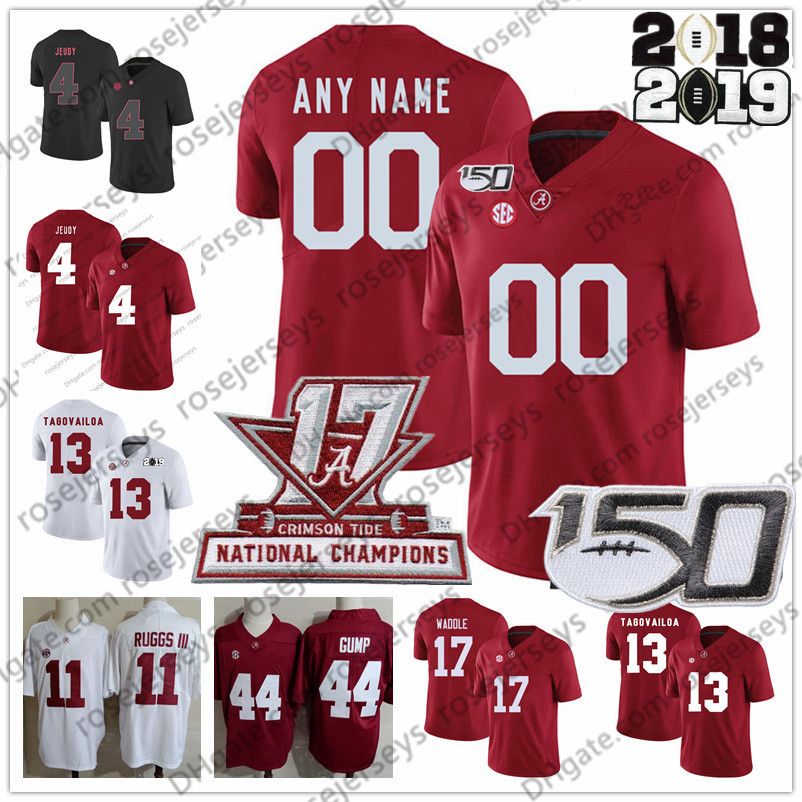 2019 Custom Alabama Crimson Tide 2019 Football Any Name Number Red ...