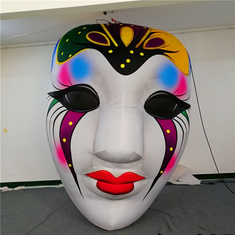 2021 Hanging LED Inflatable Head Clown From Factory Price Inflatables ...
