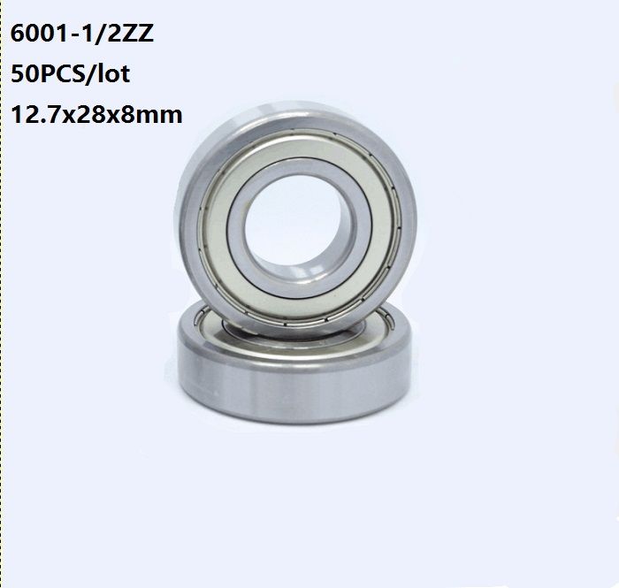 2021 6001 1/2ZZ Bearing 6001 1/2Z 6001 1/2 Z ZZ 12.7*28*8mm Shielded ...