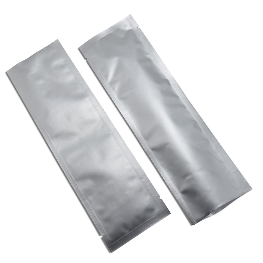 2021 Silver Open Top Pure Aluminum Foil Bag Long Metallic Mylar Foil ... 2021 Silver Open Top Pure Aluminum Foil Bag Long Metallic Mylar Foil ...