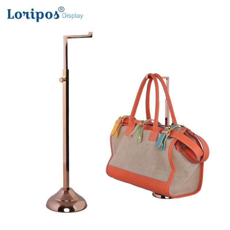 2021 High Grade Stainless Steel Hanger Bag Rack Handbag Display Stand ...