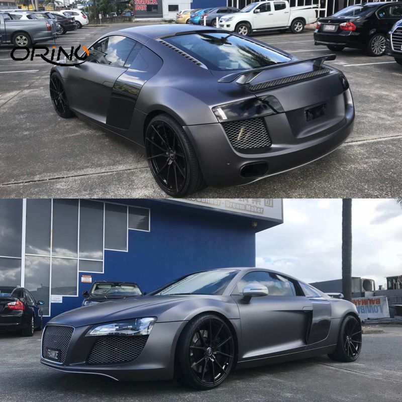 2020 Matte Anthracite Metallic Vinyl Wrap Gunmetal Matt Car Wrapping ...