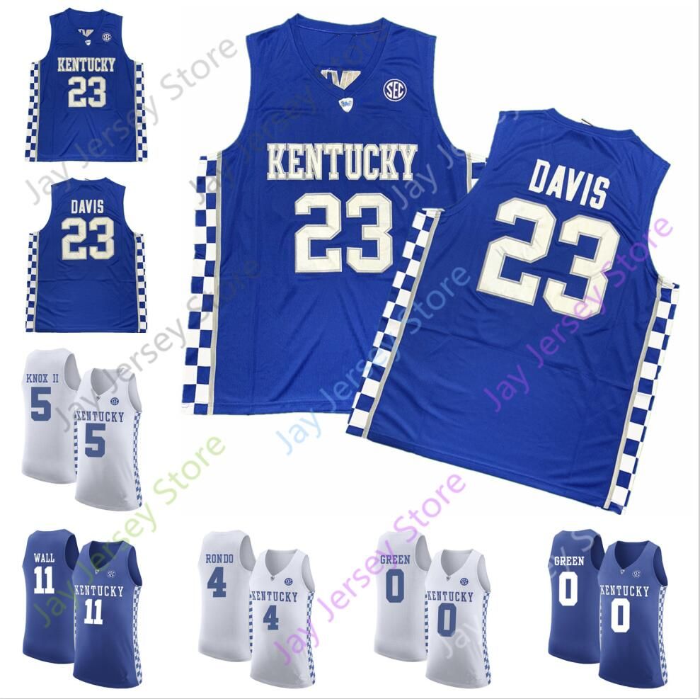 2020 Custom Kentucky Basketball Jersey College 11 Dontaie Allen Keion ...