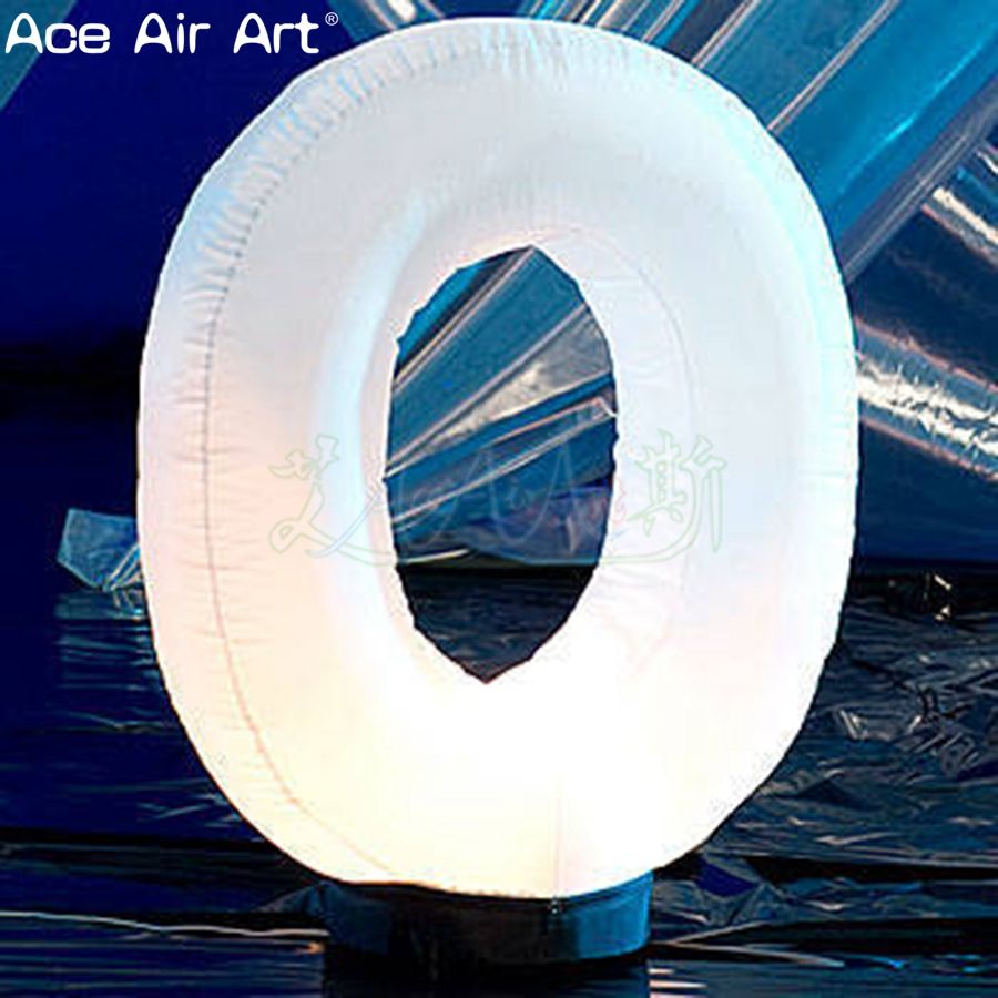 2020 Popular Lighting Inflatable Numbers Decoration,Glowing Inflatable ...