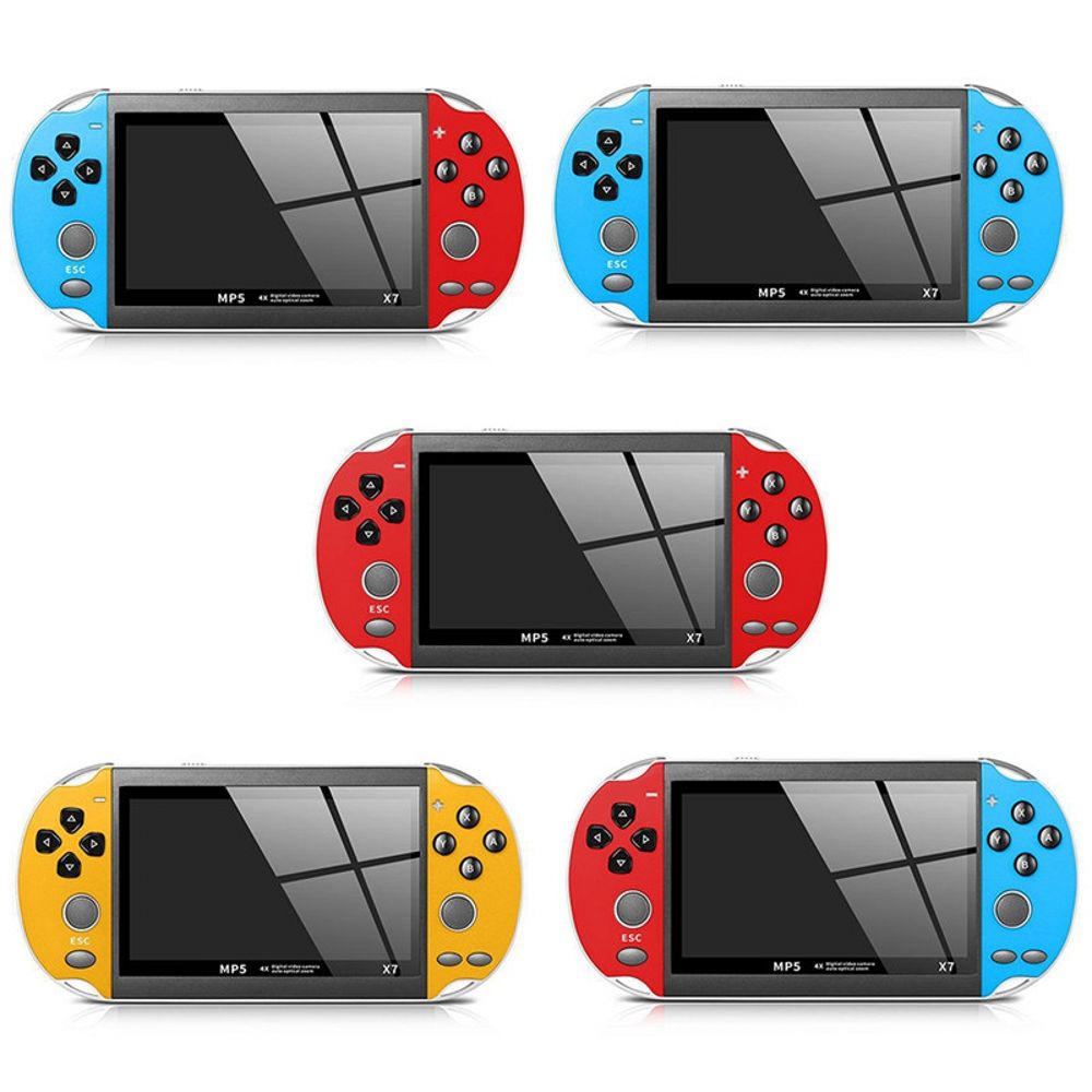 2021 X7 Portable Retro Classic Game Console Handheld 2000 Built In 4.3 ...