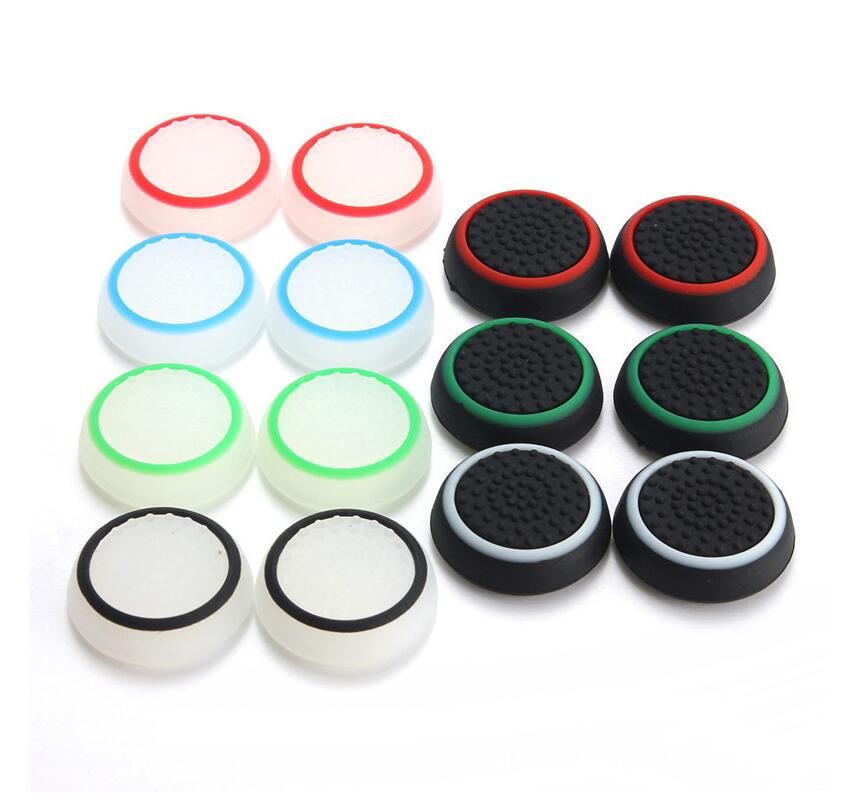 2020 Rubber Silicone Joystick Cap Thumb Stick Joystick Grip Grips Caps ...