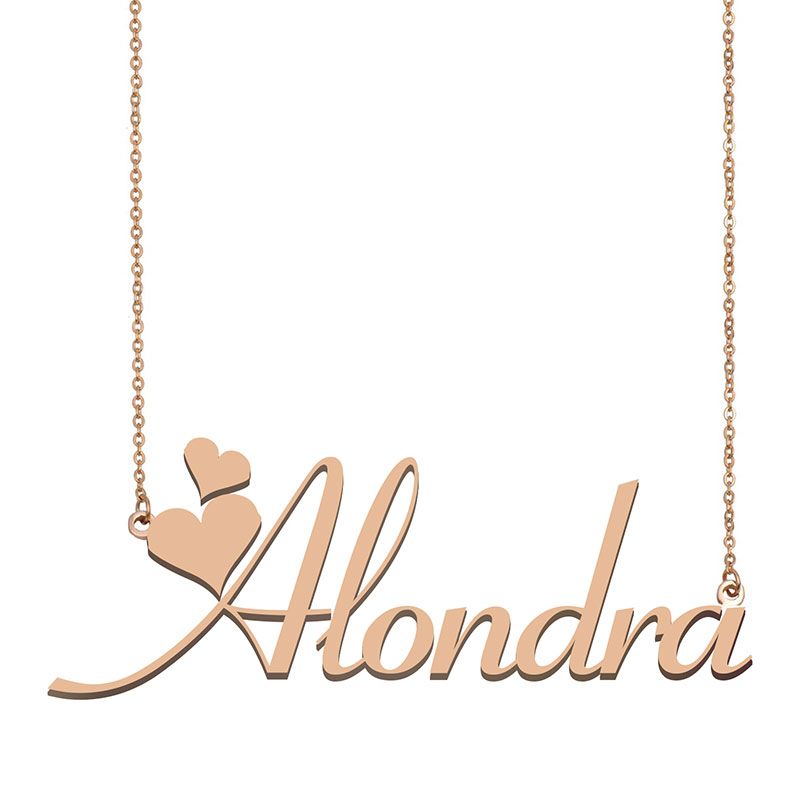 Wholesale Alondra Name Necklace Pendant For Women Girlfriend Gifts ...