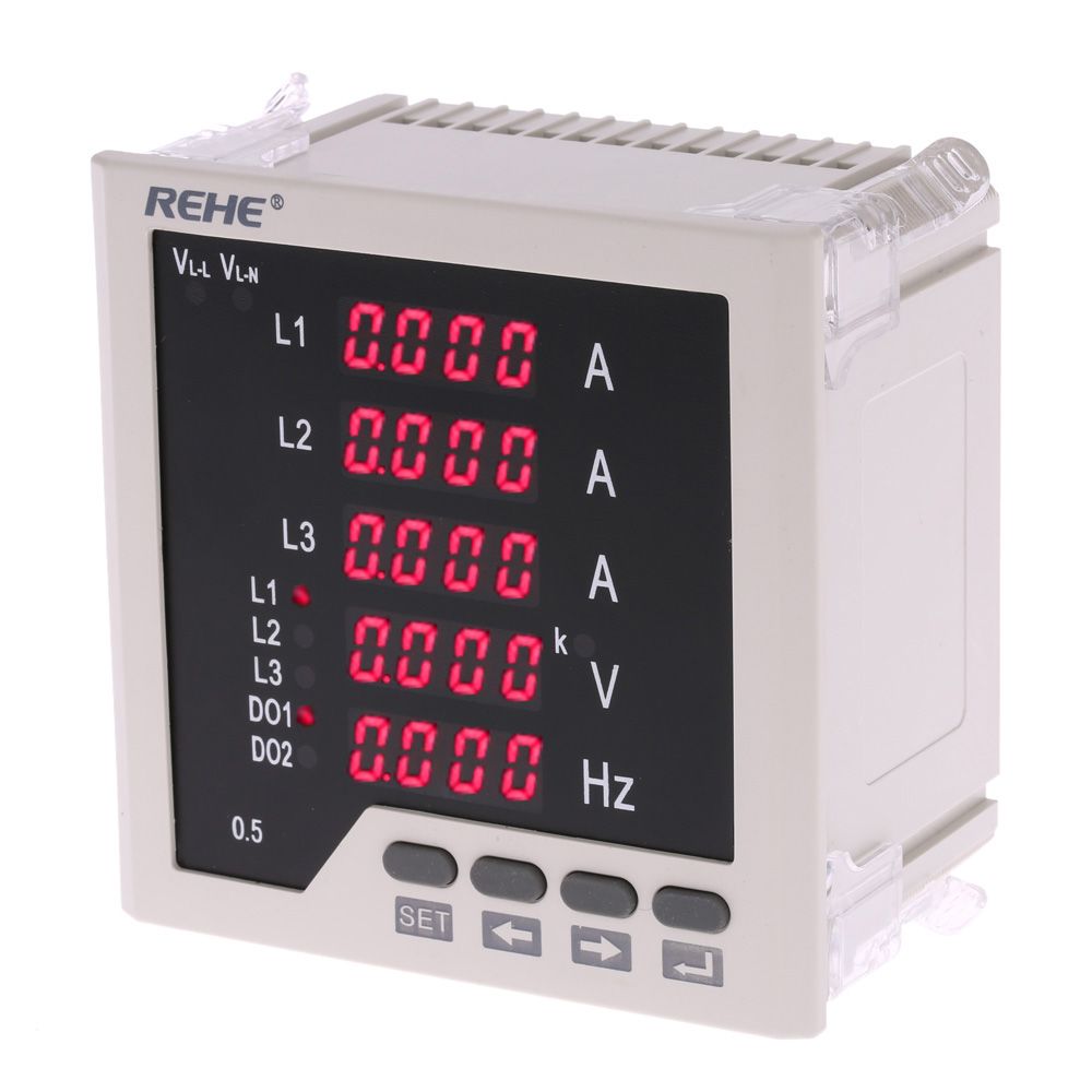 Multi Purpose 3 Phase AC Ammeter Voltmeter Cymometer Current Voltage ... Multi Purpose 3 Phase AC Ammeter Voltmeter Cymometer Current Voltage ...