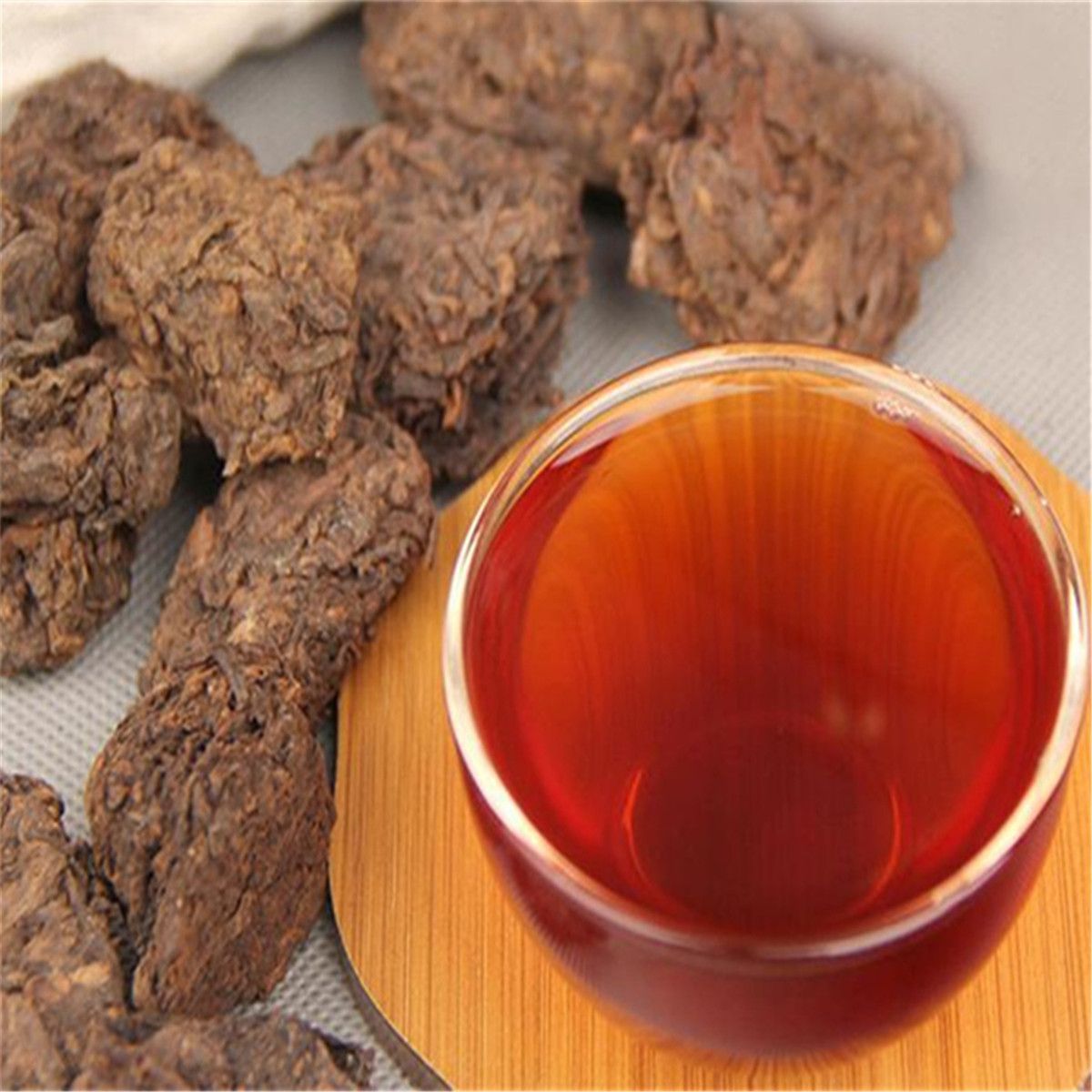 2020 Preference 200g Yunnan Top Grade Ripe Puer Tea Small Block Organic ...