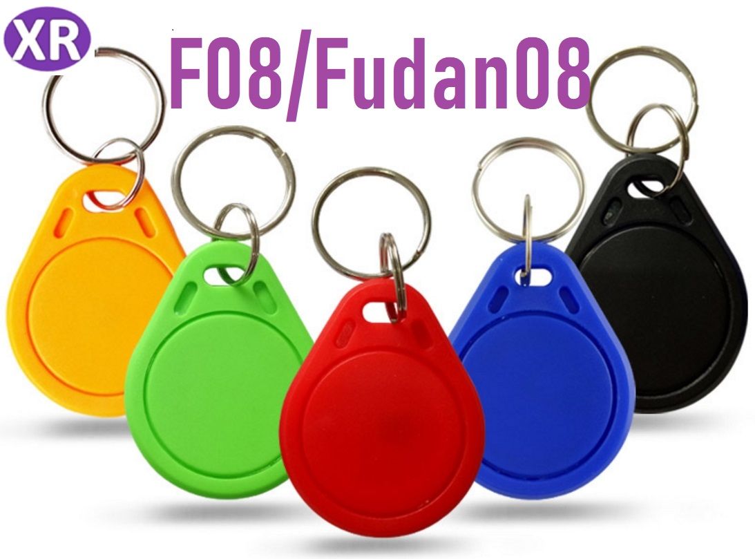 Entrance Control RFID Keytags M1 F08 13.56MHz 14443A M1 S50 Small Smart ...