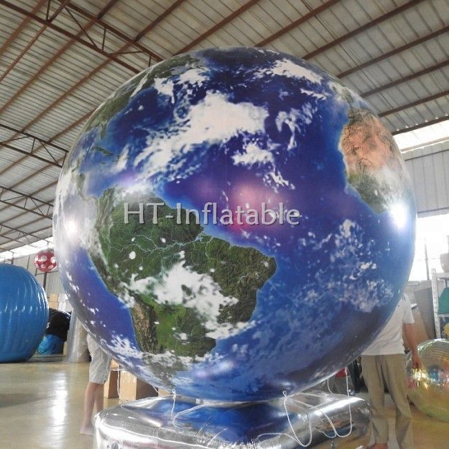 2019 2m Hang Customized Inflatable Earth Globe LED Lights Inflatable ...