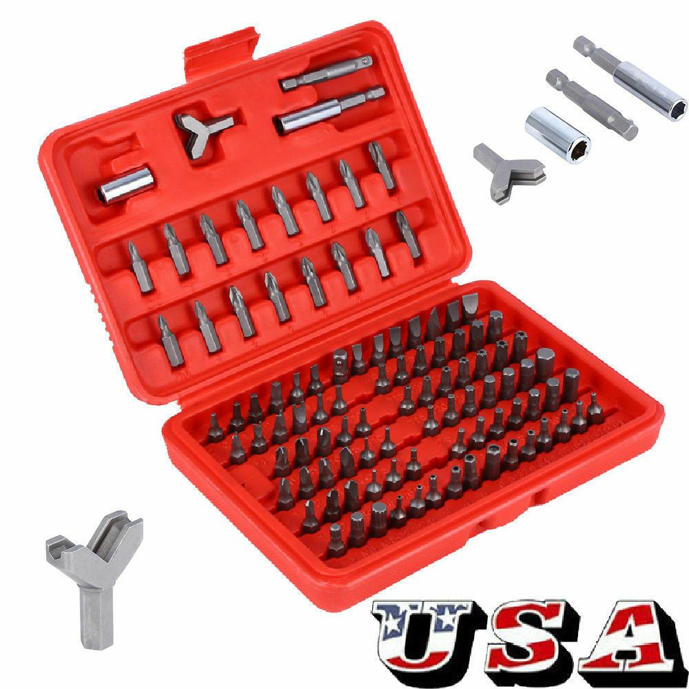 2021 Security Bit Screwdriver Bit Set Torx Star Pozi Hex Tamper Proof ...