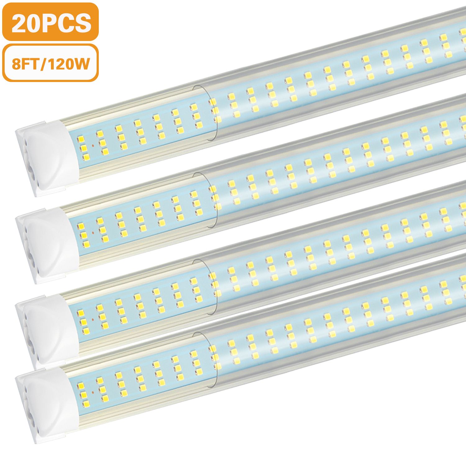 8 Ft. Led Bulbs T12 LED Tube Light 4ft 60W 8ft 120W V Shaped Integrated ...