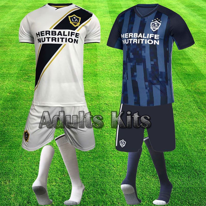 2019 New LA Galaxy Kits Soccer Jerseys Football Uniform Adult Team ...