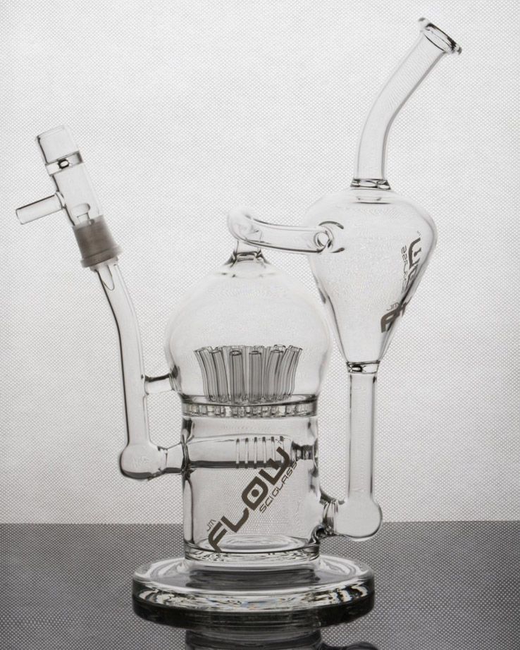2021 Recycler Glass Oil Rigs JM Flow Sci Glass Large Recycler With ...