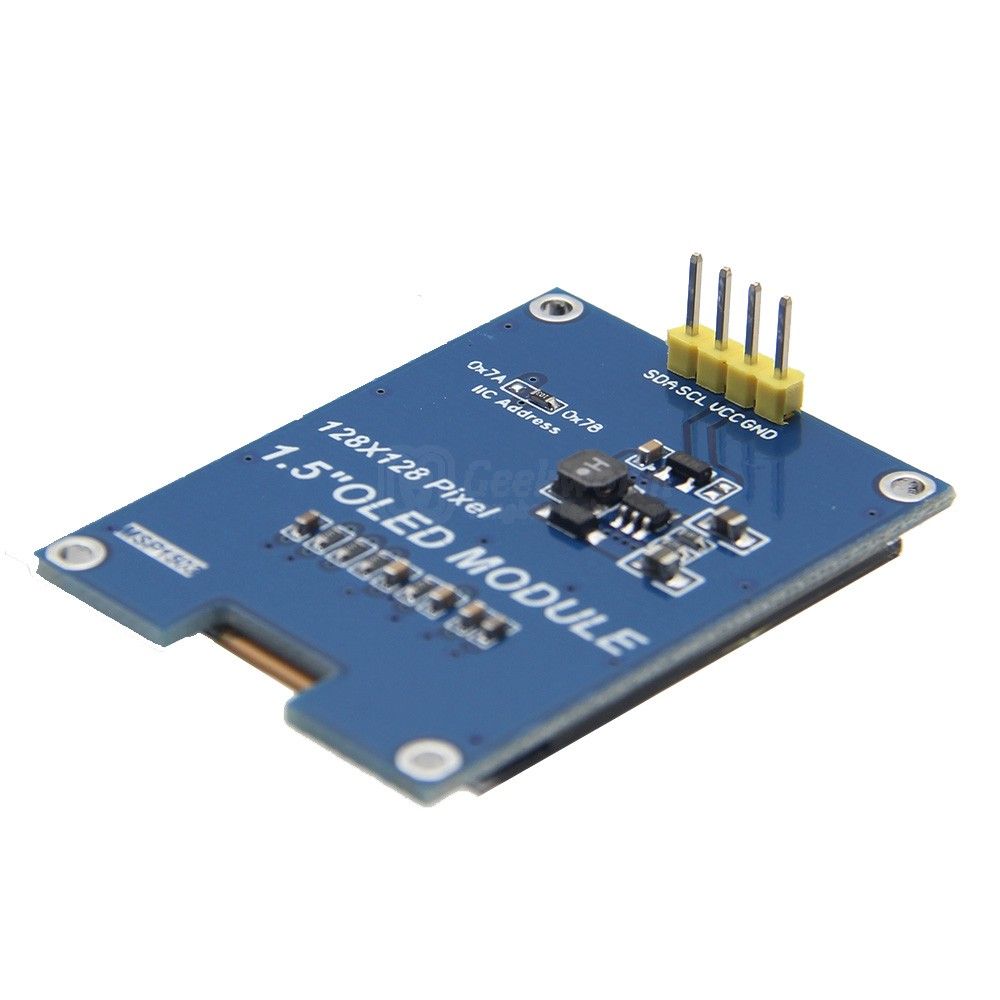 Raspberry Pi 3 Model B Oled Display 15 Inch I2c 128x128 Screen Module For Raspberry Pi