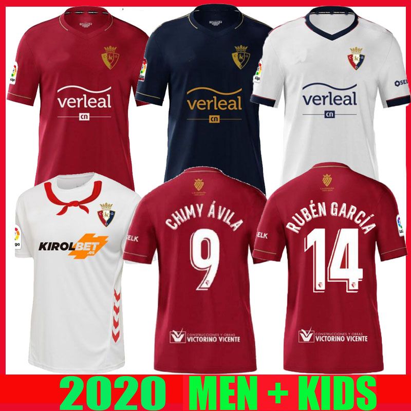 2020 20 21 Osasuna Soccer Jerseys CA 100th Centenary 2020 20 21 Chimy ...