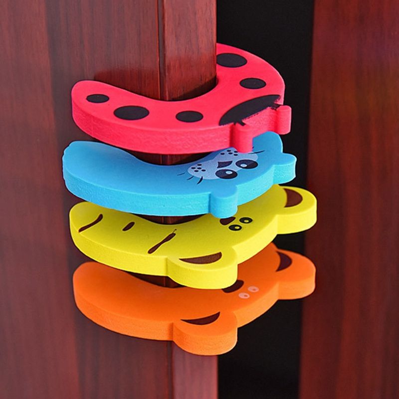 2020 Door Stopper EVA Door Handle Stopper Animal Doorknob Wall ...