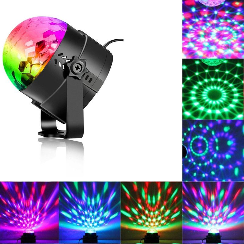 US Stock Disco Ball Strobe Party Lights Disco Lights Karaoke Machine 3W ...