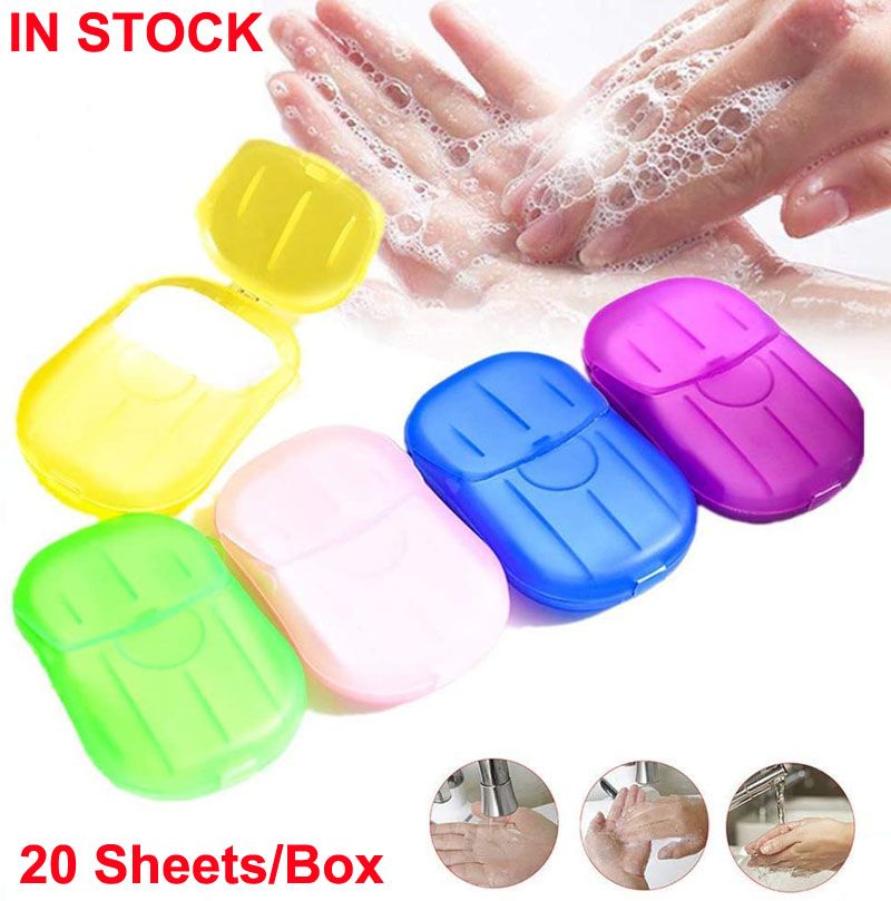 2020 Disposable Boxed Soap Paper Portable Aromatherapy Mini Paper Soap ...