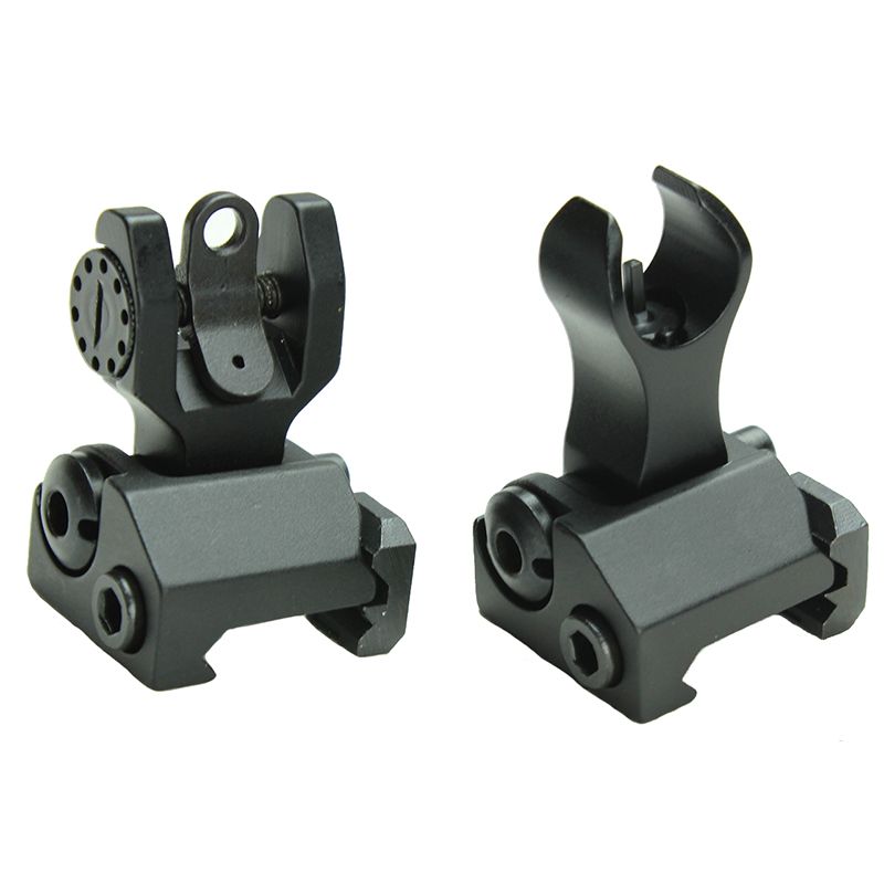 2020 AR15 Front And Rear Flip Up Iron Sights Back Up Iron Sights From ...